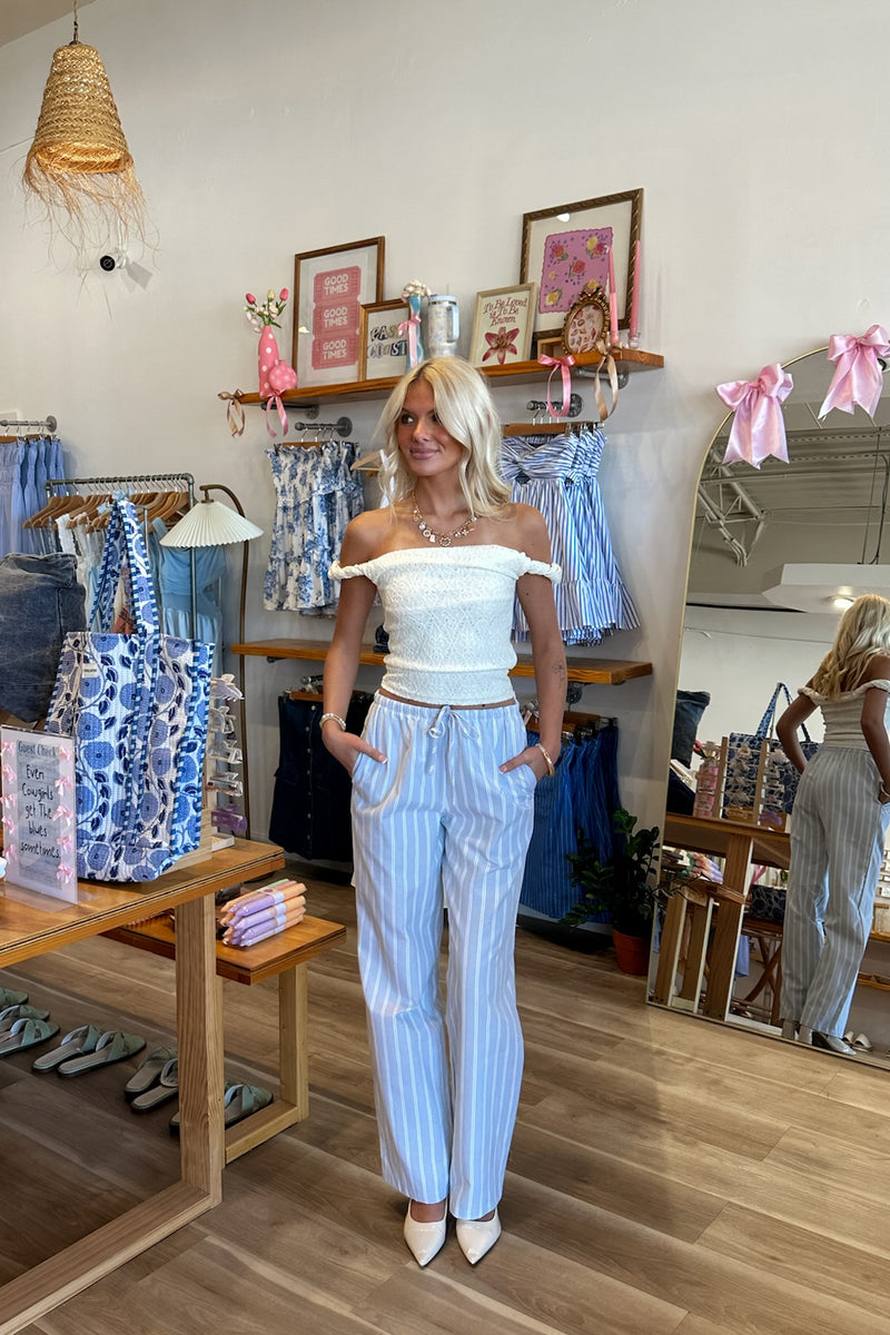 Edith Striped Pants – Pixelated Boutique